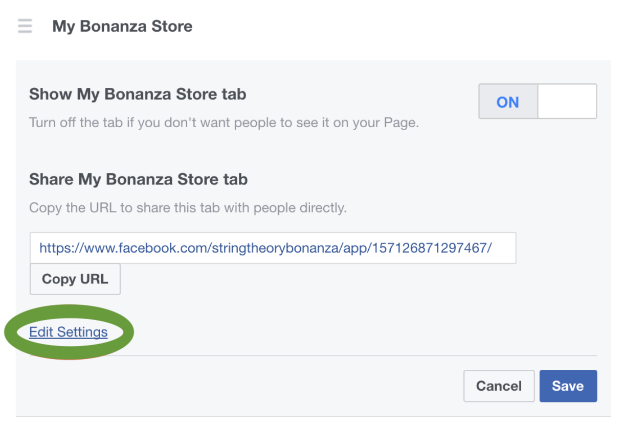 Removing the My Bonanza Store app from your Facebook Page – Bonanza ...